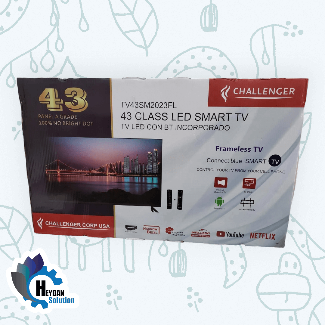 Smart TV 43 Pulgadas Challenger - Heydan Solution HN